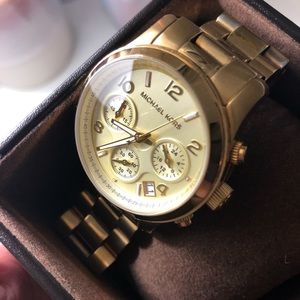 Michael Kors | Accessories | Michael Kors Midsize Runway Mk555 Wrist ...